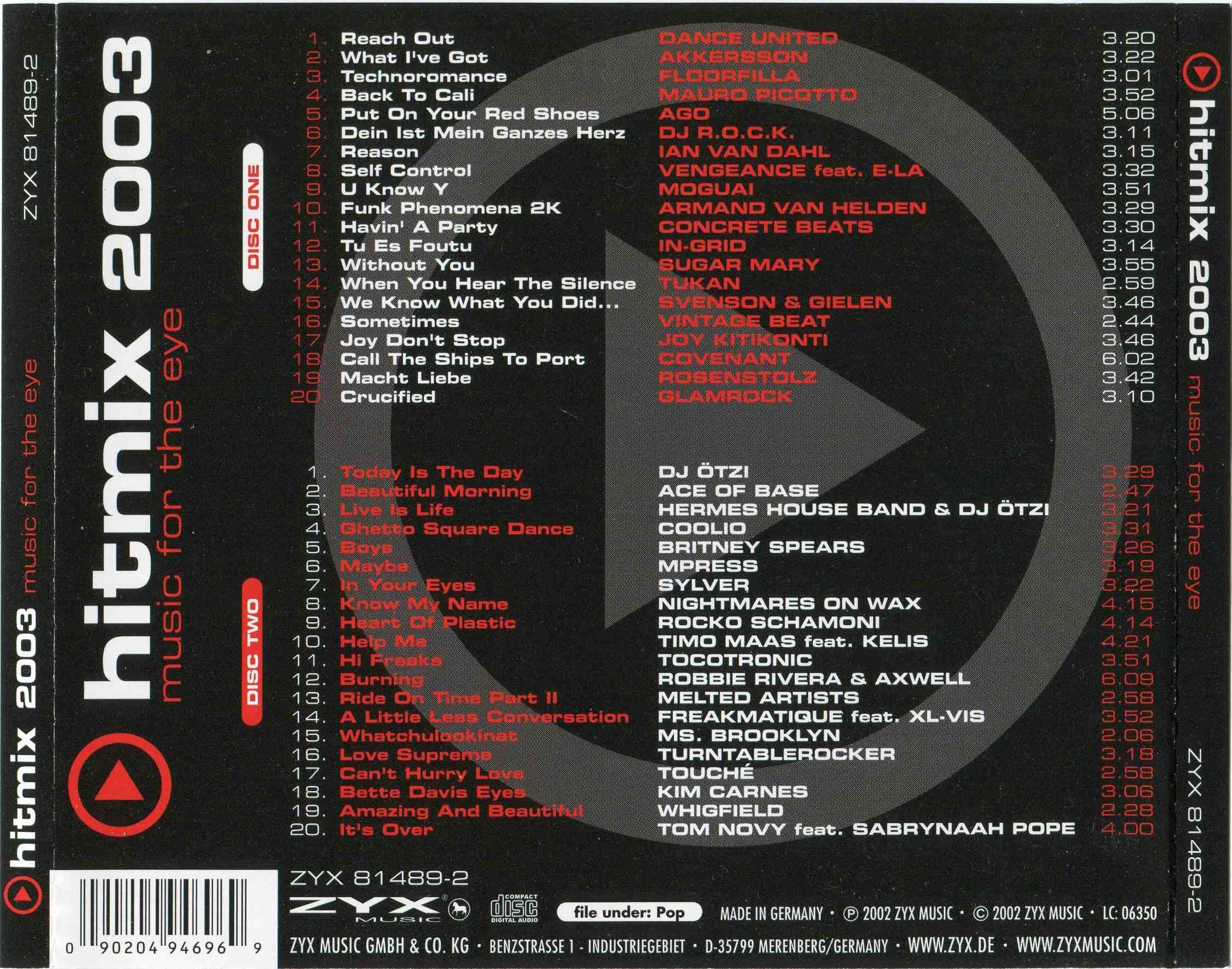 ANDY'S COMPILATION CD'S (H)